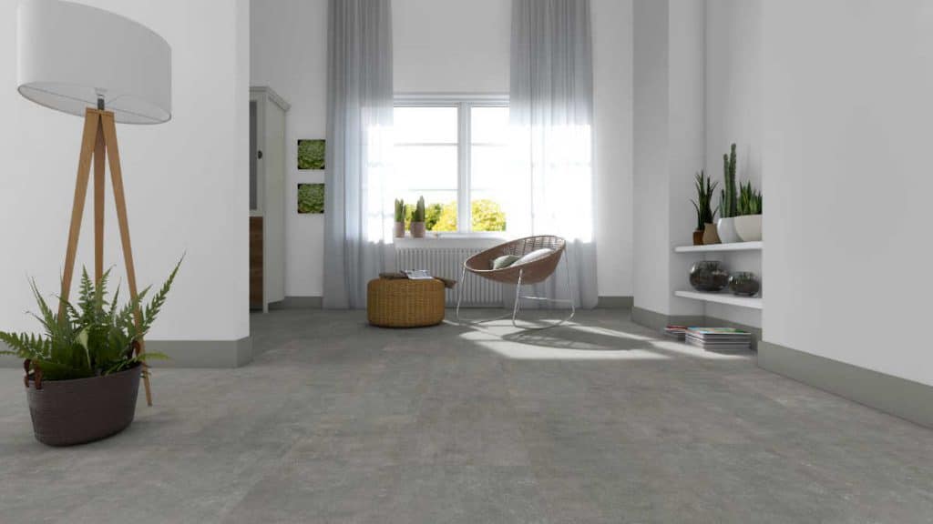 PVC betonlook tegels, scherpe prijzen en bijna naadloos | Vloer Utrecht